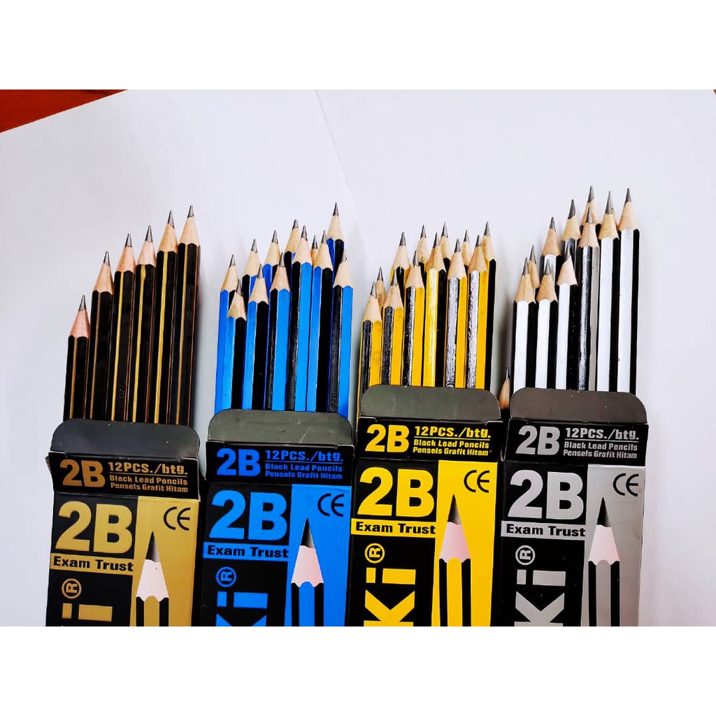 READY STOCK 2B PENCIL - NIEKI(12PCS) | Shopee Malaysia