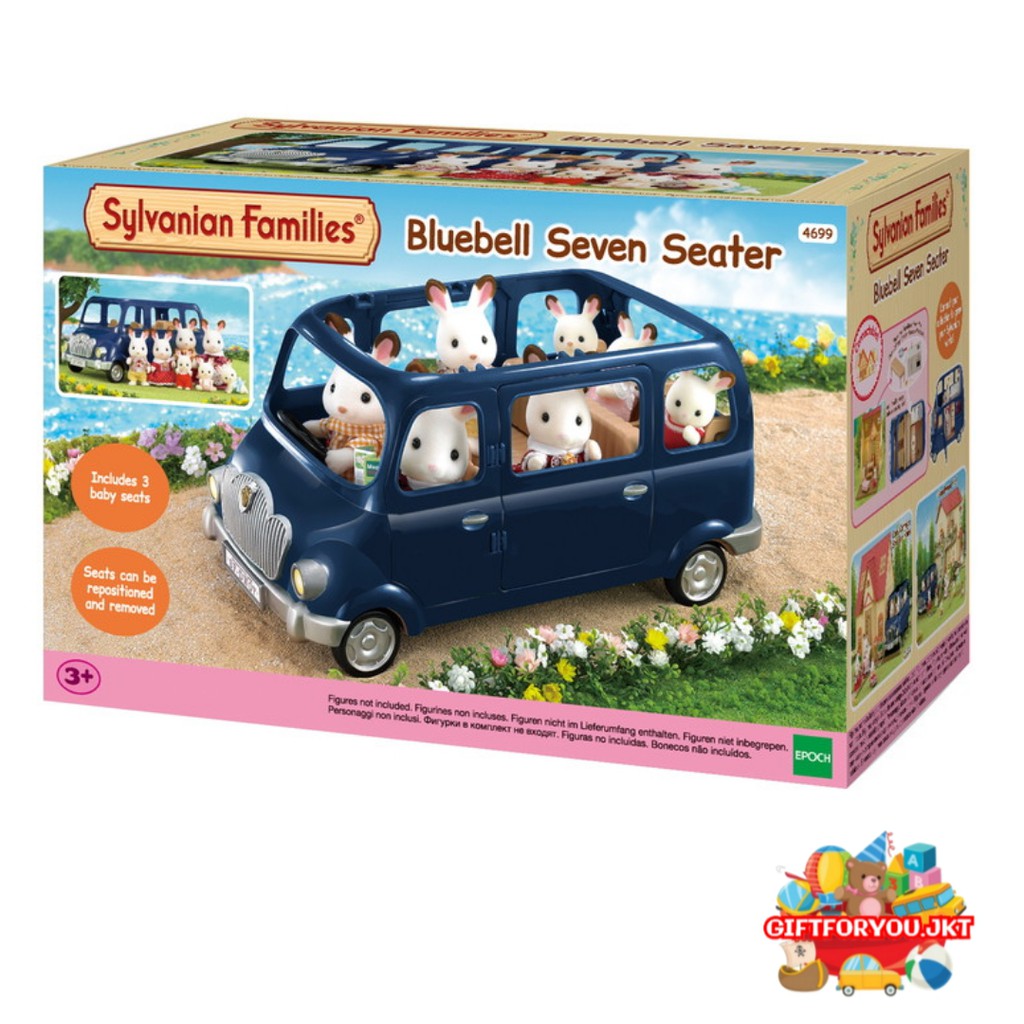 Sylvanian Families Bluebell Seven Seater Car Vehicle Original Children ...