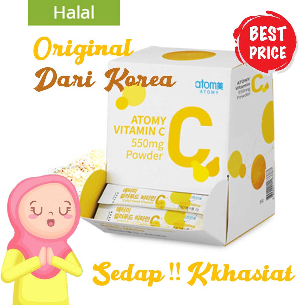 Atomy Vitamin C 550mg Powder Beli 1 Stick saja JIMAT JIMAT JIMAT ...