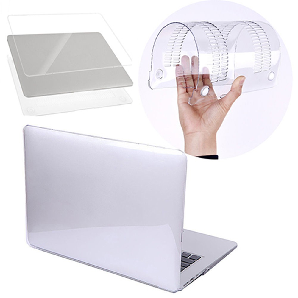 Fashion Clear Plain Snap On Hard Case Cover for Macbook Air 15 13 M2 M4 ...