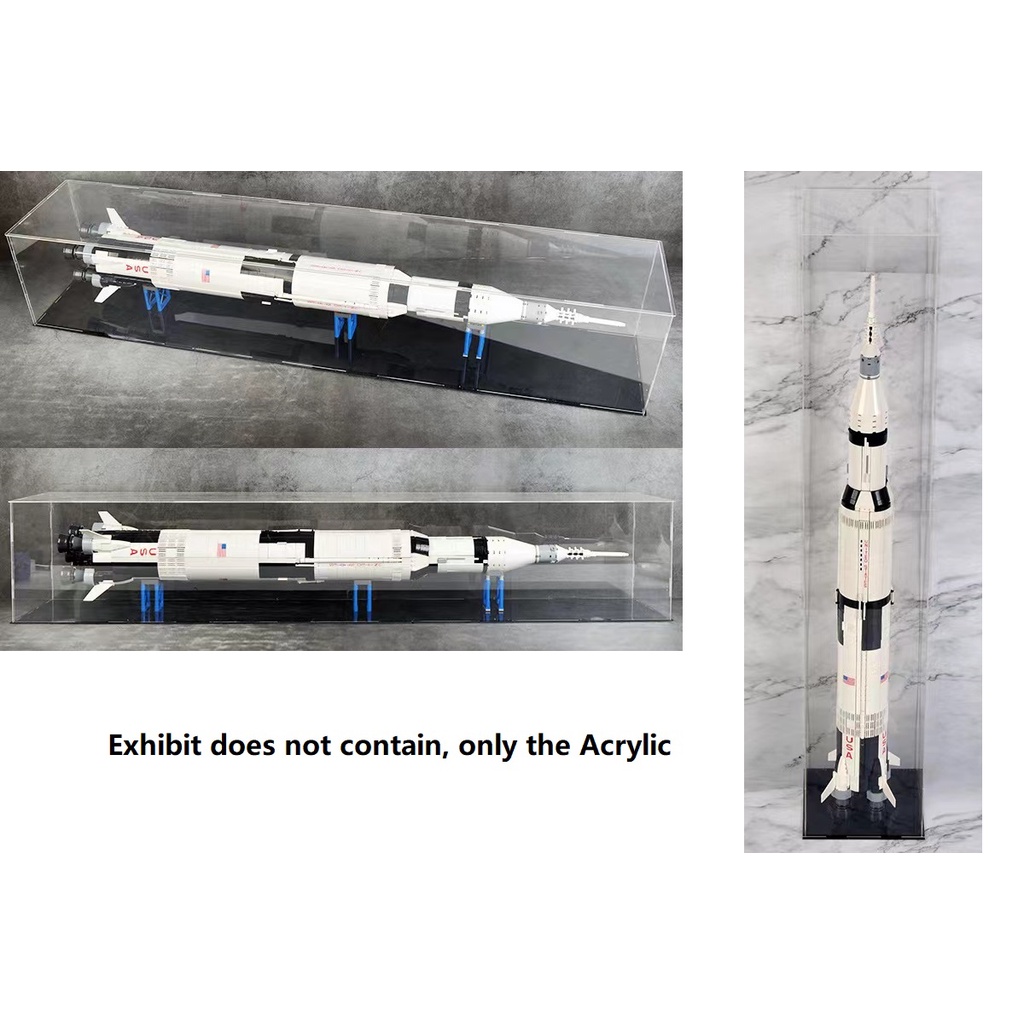 Acrylic Display Case/Box L110xW20xH20cm or L20xW20xH110cm Suitable for ...