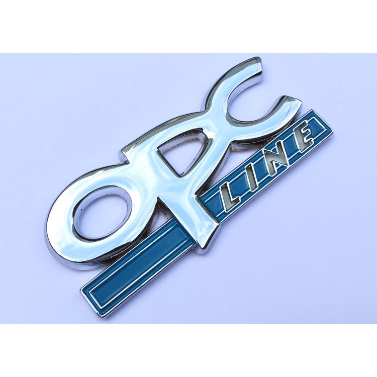5X Chrome OPC Line Car Stickers Emblem Decal For Opel Corsa Meriva ...