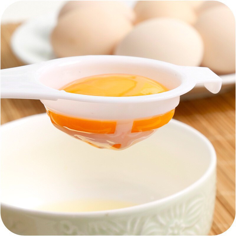 [1PCS] Egg Yolk Separator Filter [White Color] Wheat stalk egg Set ...
