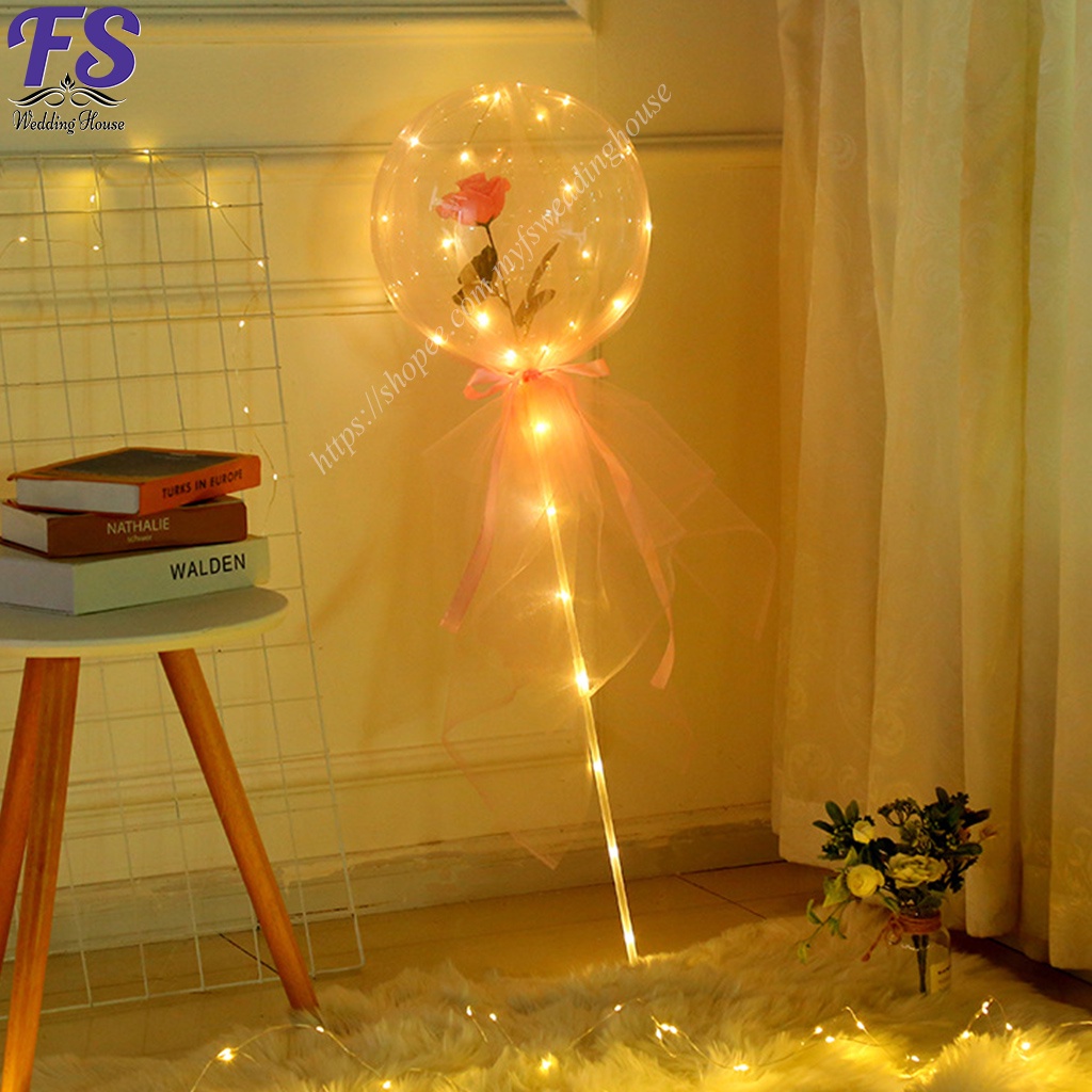 BALLOON BOBO WITH STICK/STIK BELON BESAR/STICK BALLOON WITH LED/BOBO ...
