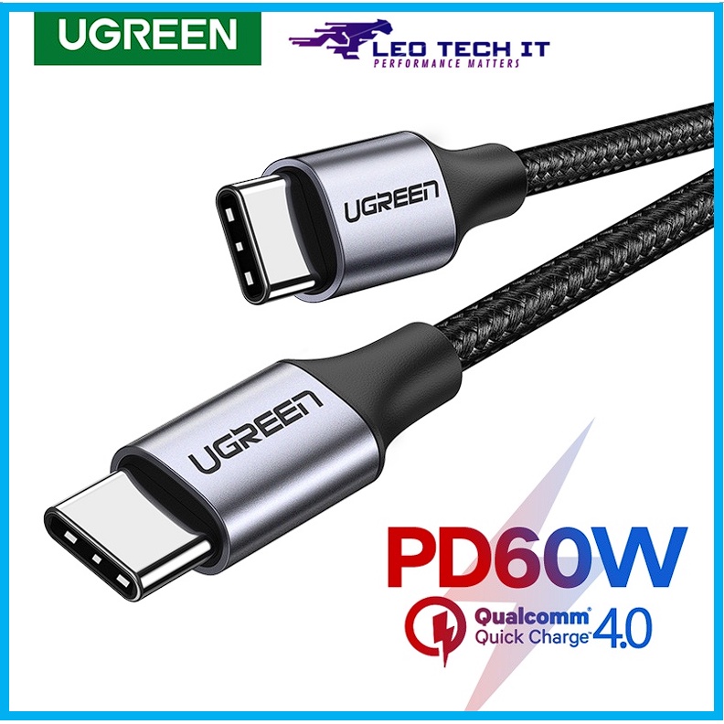 UGREEN PD60W 1 Meter Type C to Type C Fast Charging Cable | Shopee Malaysia