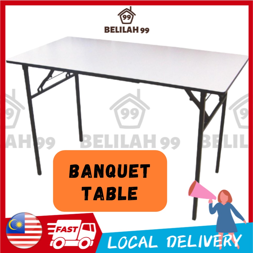 🇲🇾READY STOCK🇲🇾 Belilah Banquet Table/Folding Table/Catering / Hall ...