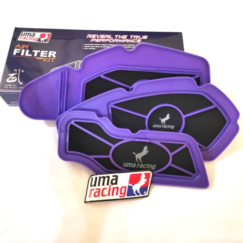 100% ORIGINAL UMA Racing Air Filter Dual Kit NVX / NMAX / RS150 / Ego ...