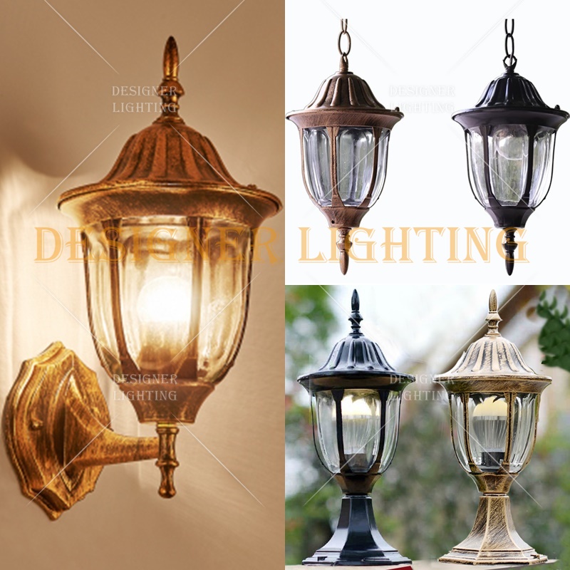 Wynn Design Outdoor Lamp Weather Proof Lamp Post Lampu Halaman Outdoor ...