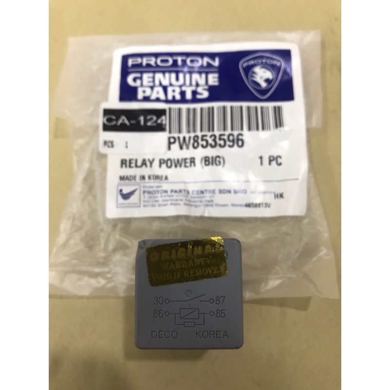Original Proton PW853596 Power Radiator Fan Relay (4 Small Pin) Persona ...
