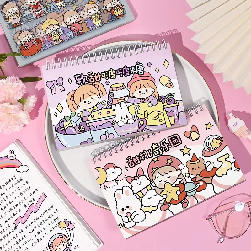 50 Sheets PET Sticker Book/Cute Stickers/Deco Stickers/Notebook ...