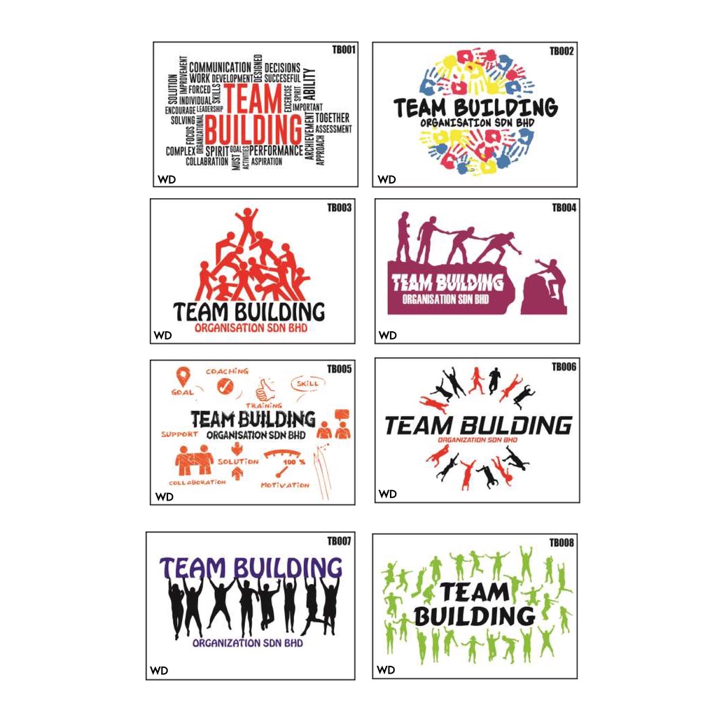 60+ Team Building Design AI Template / Boleh Edit | Shopee Malaysia