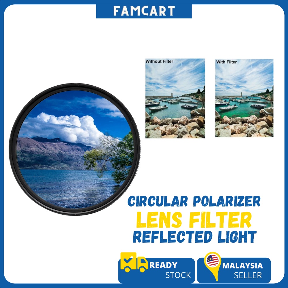 🔥READY STOCK🔥 JJC F-CPL77 CPL Circular DSLR Lens Filter Ultra Slim 77mm ...