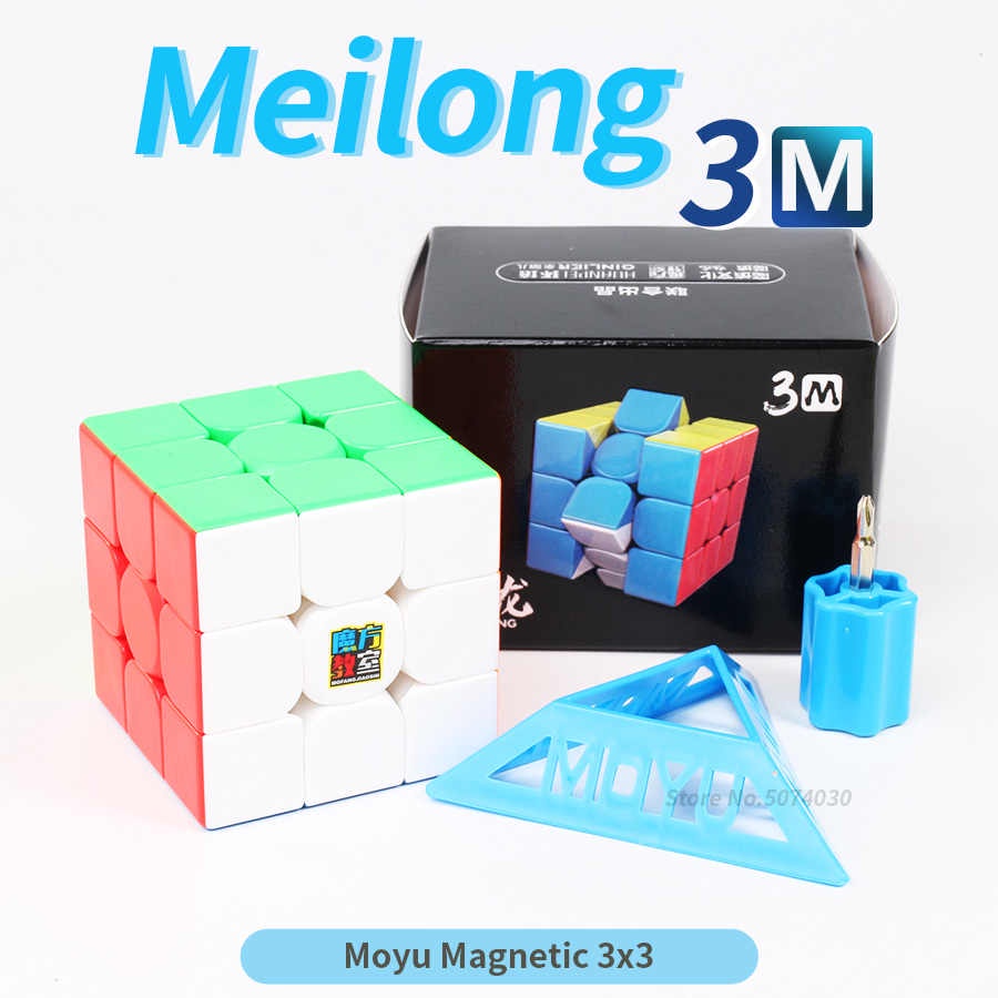 Cuber M'sia Magnetic 3x3x3 M Moyu Mei Long Magnetic 3x3x3 Magic Cube ...