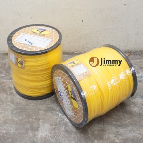 5LB Yellow Nylon Trimmer Line Grass Cutter 2.4mm (Square Cut) | Shopee Malaysia