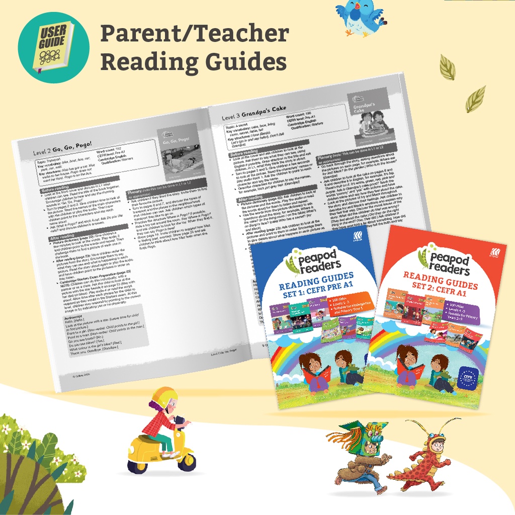 Peapod Readers Mini Set CEFR Pre A1 & A1 20 x Books | Shopee Malaysia