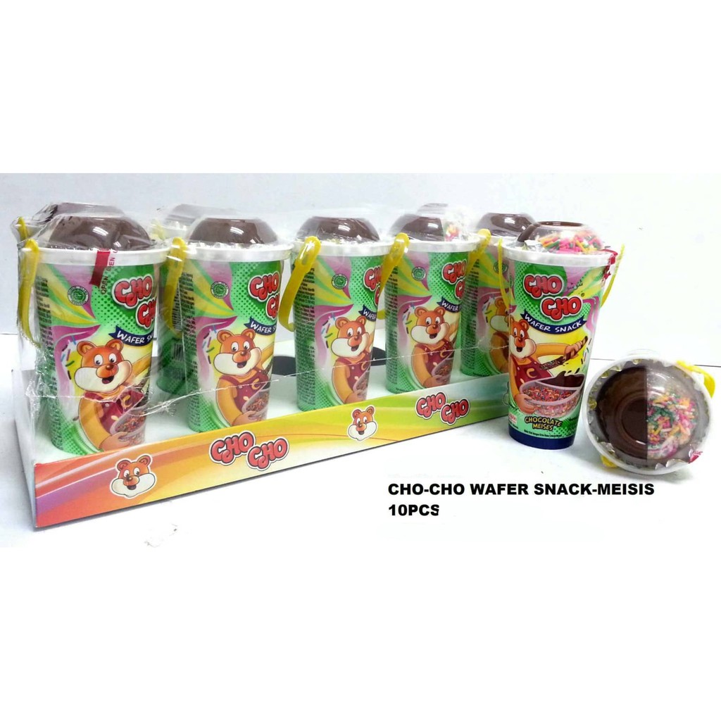 CHO-CHO WAFER SNACK CUP - MEISIS 10PCS | Shopee Malaysia