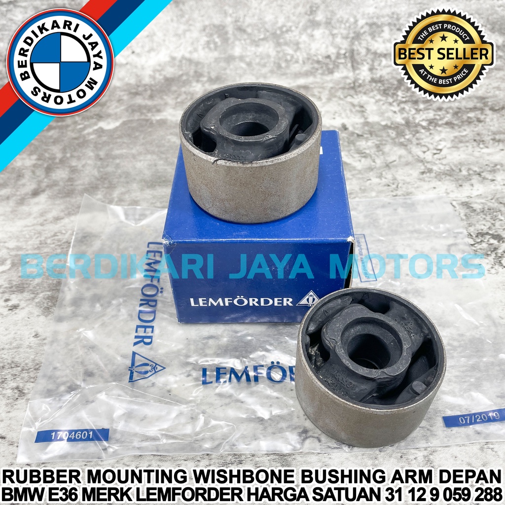 Bushing LOWER ARM FRONT BOTTOM WING RUBBER MOUNTING WISHBONE BMW E30 ...