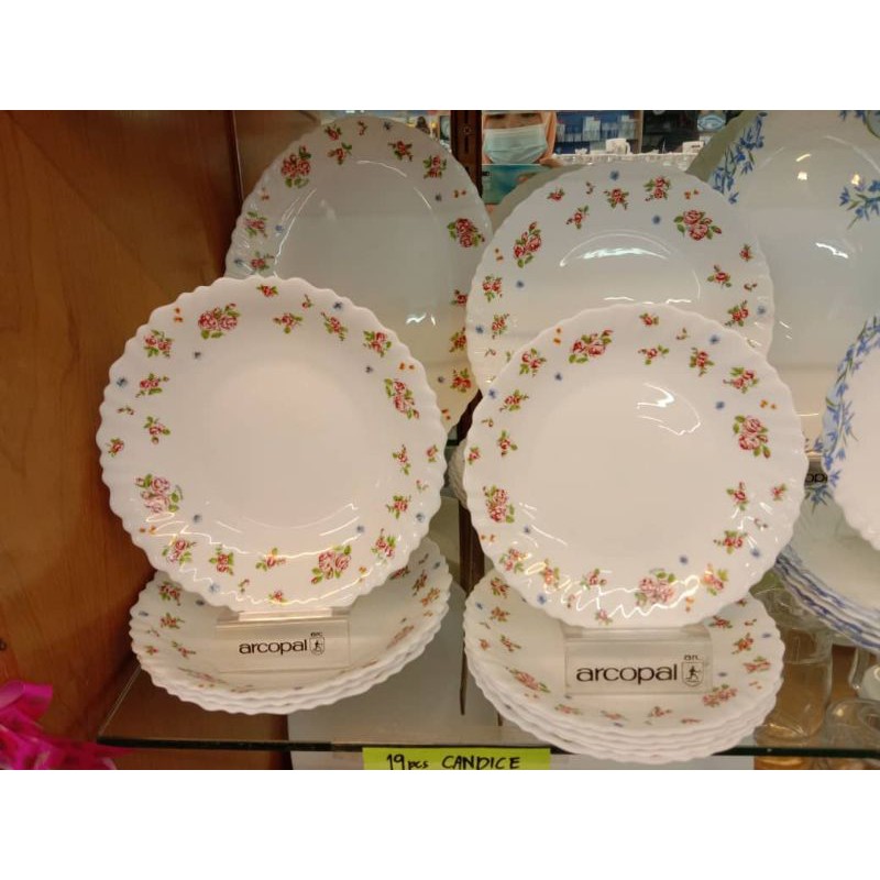 DINNER SET ARCOPAL 19PCS | Shopee Malaysia