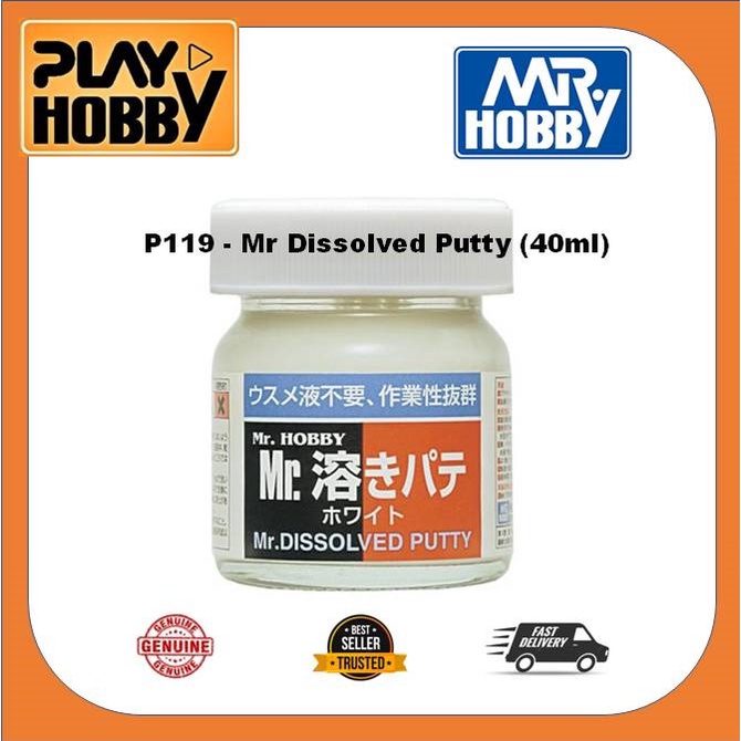 Mr Hobby Mr Dissolved Putty (40ml) - P119 - Creos - Gundam - Hobby ...