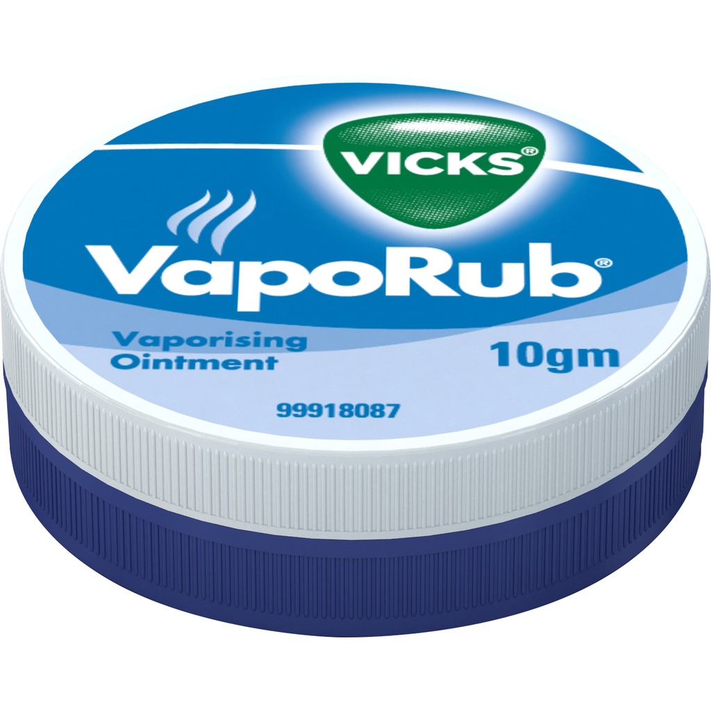 Vicks VapoRub 10g / 25g / 50g Baby Balsam 50g / Inhaler 0.5ml | Shopee ...
