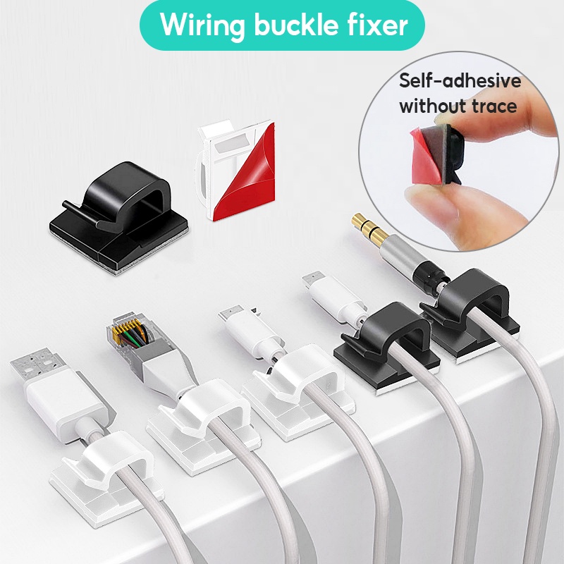 10pcs/set wire fixing clip, wire fixing device, fixing clip plastic ...