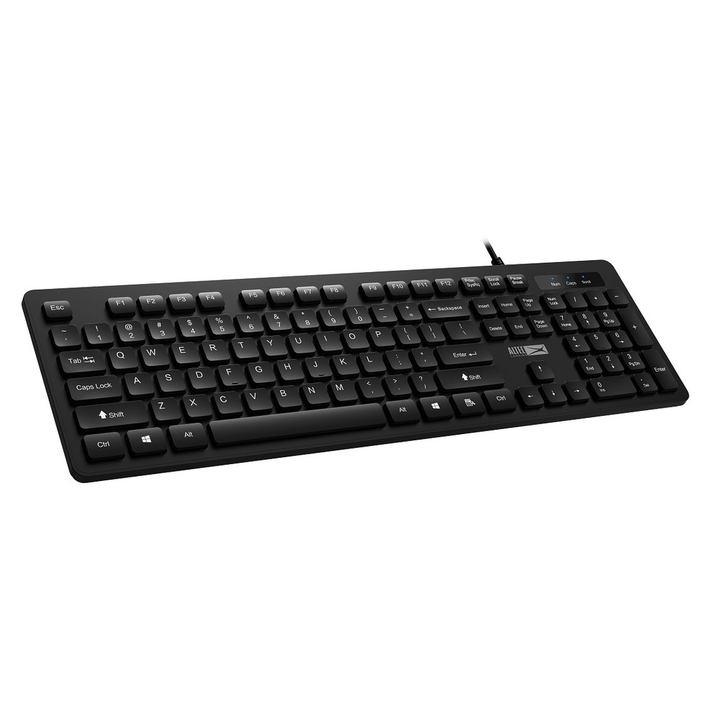 Altec Lansing ALBC6264 Wired Keyboard & Mouse Combo Silent Keyboard ...