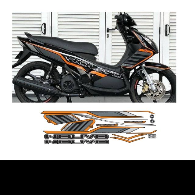 COVERSET AND STICKER YAMAHA NOUVO S VIETNAM DESIGN | Shopee Malaysia