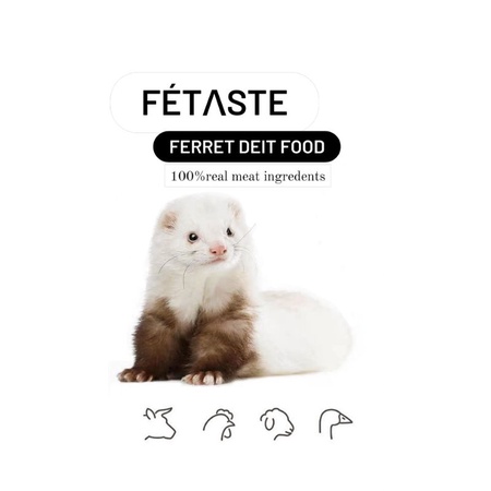 【REAL MEAT】 🇺🇸Super premium ferret diet food repack 500g | Shopee Malaysia