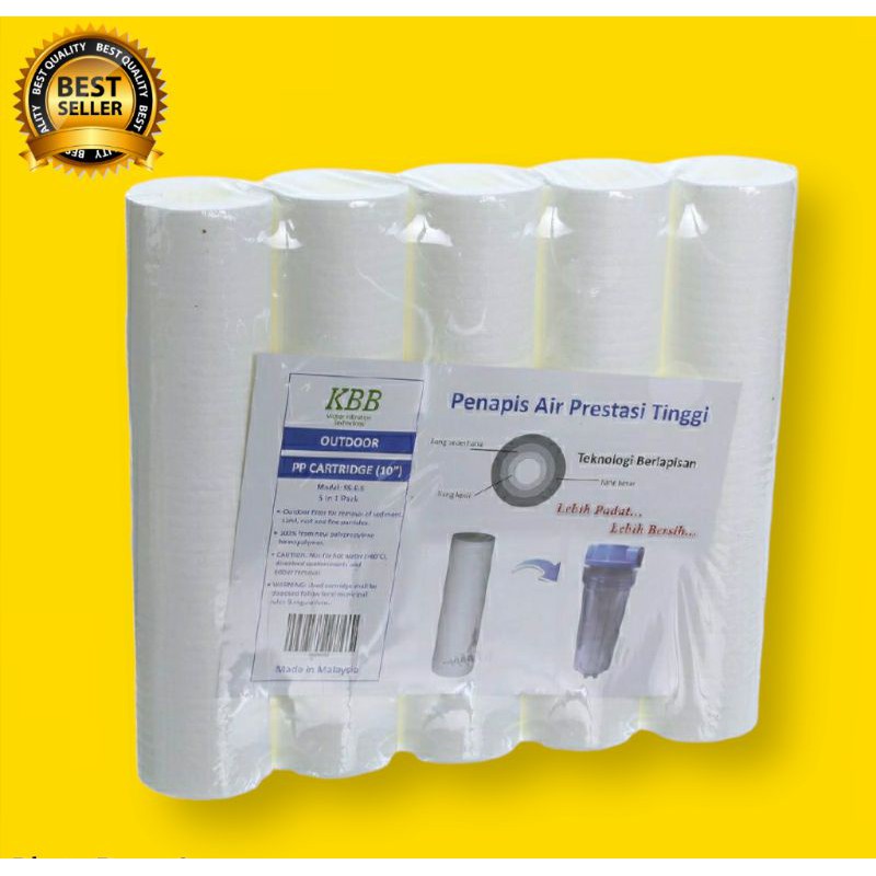 [ READY STOCK ] Outdoor Water Filter Cartridge Penapis air (5pcs x 10 ...