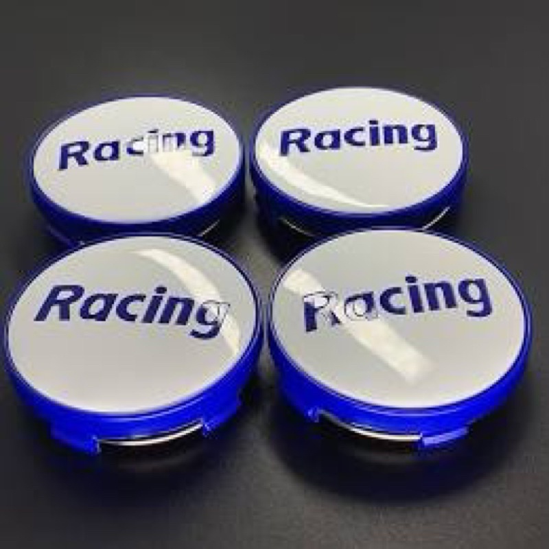 (56MM) Gloss Racing Wheel Center cap Rim cap Sports Rim Cap/ Cap Tengah ...