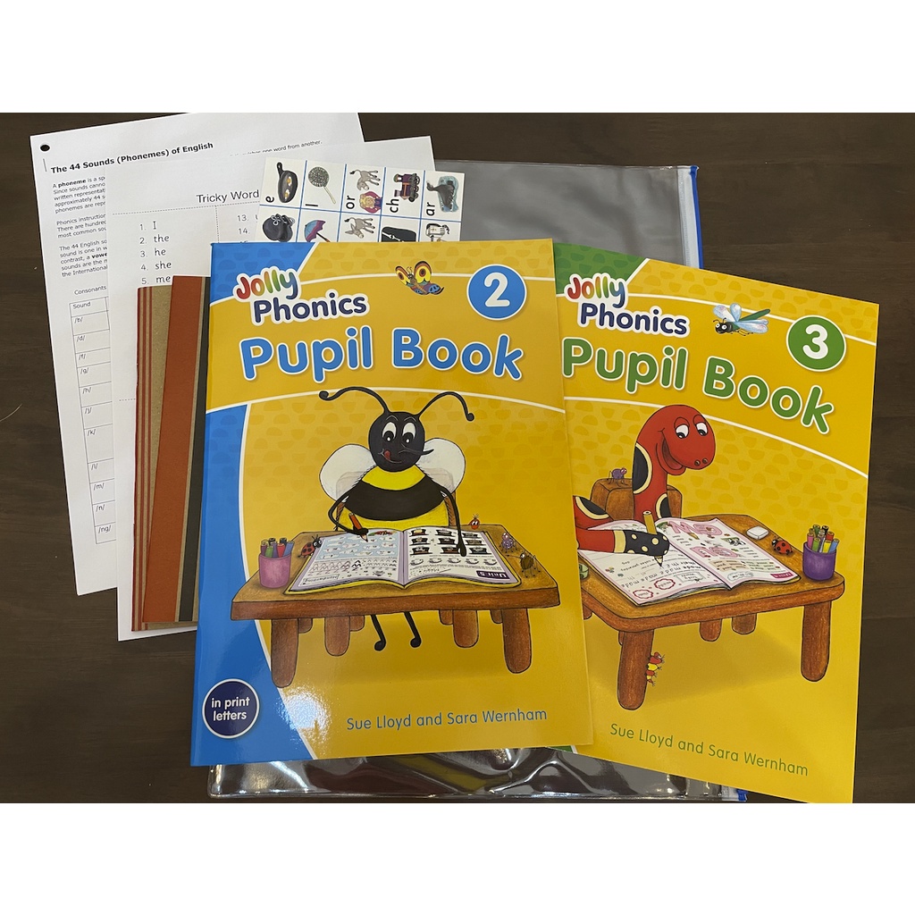 Jolly Phonics Pupil book + include extra learning materials | Shopee ...