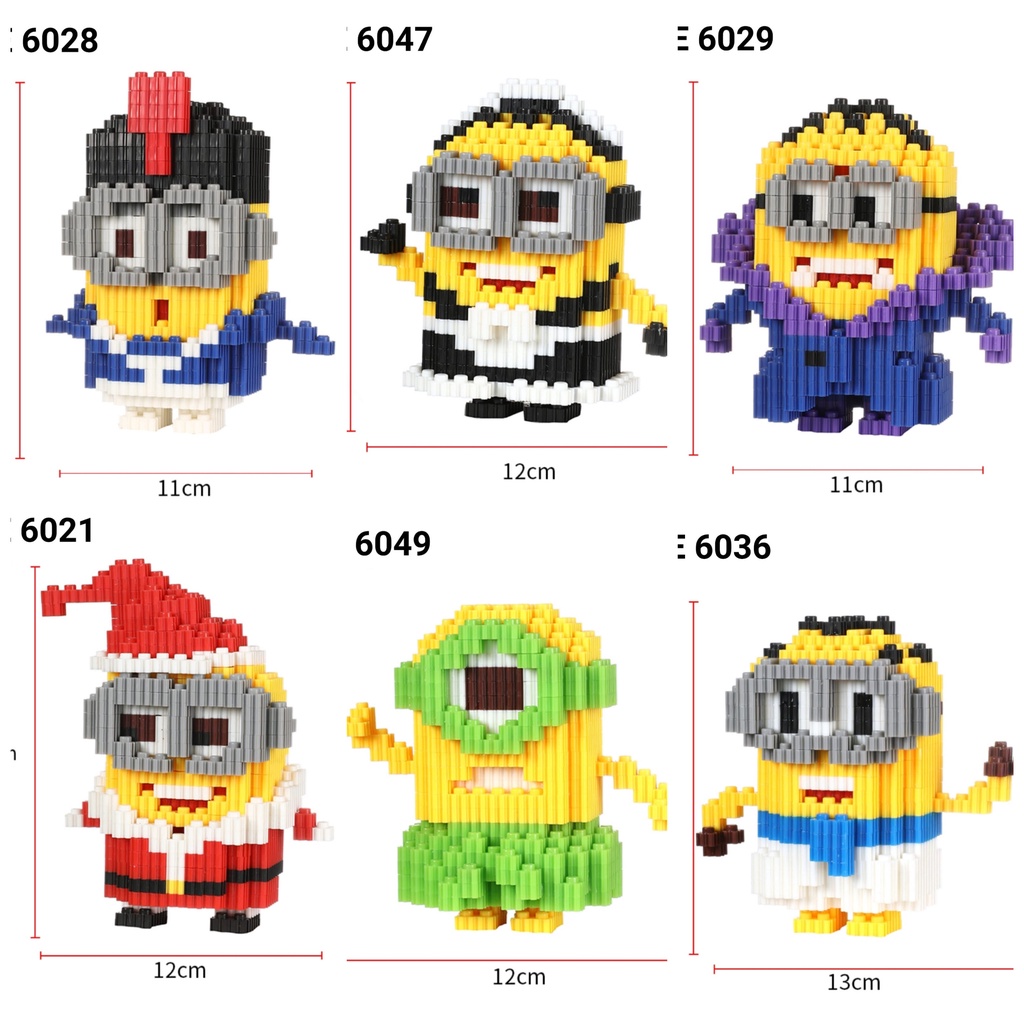 Lego nano mini Blocks minions series Educational Blocks DIY Blocks ...