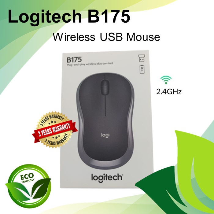 Logitech B175 Wireless USB Optical Mouse | Shopee Malaysia
