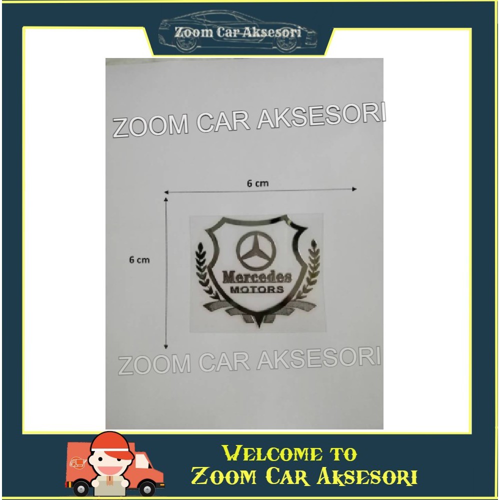 VIP Car Sticker silver colour Accessories Body Sticker Decorative ...