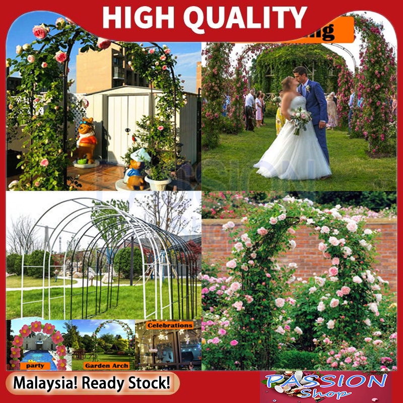 Garden Stand Outdoor Garden Arch Decoration Outdoor Arch Rack Pintu ...