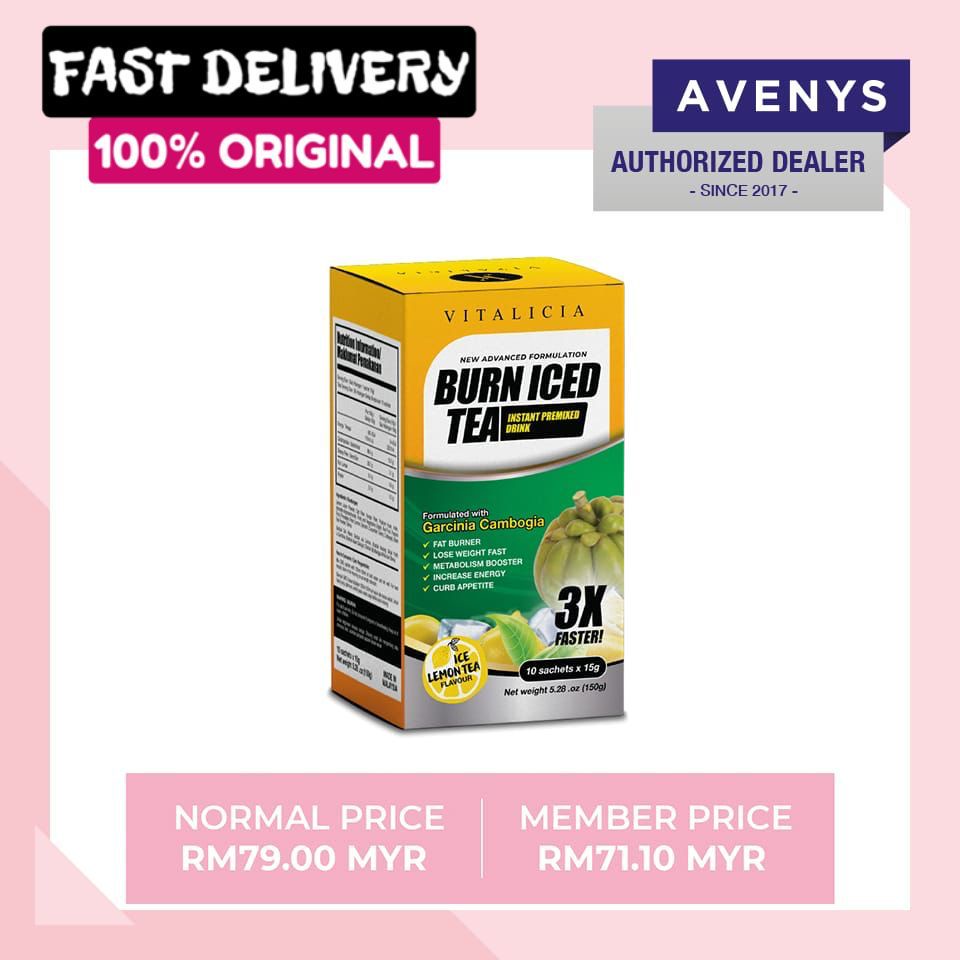 BURN ICED TEA [Teh kurus Viral Avenys] ORANGE JUICE DETOX 🔥ORIGINAL💯 ...