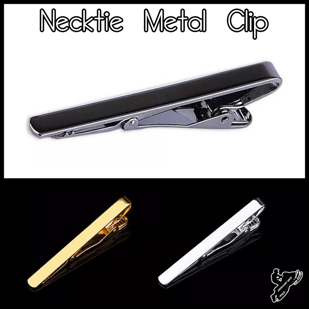 Gold Silver Formal Men's Stylish Necktie Clip Neck Tie Clamp Bar ...