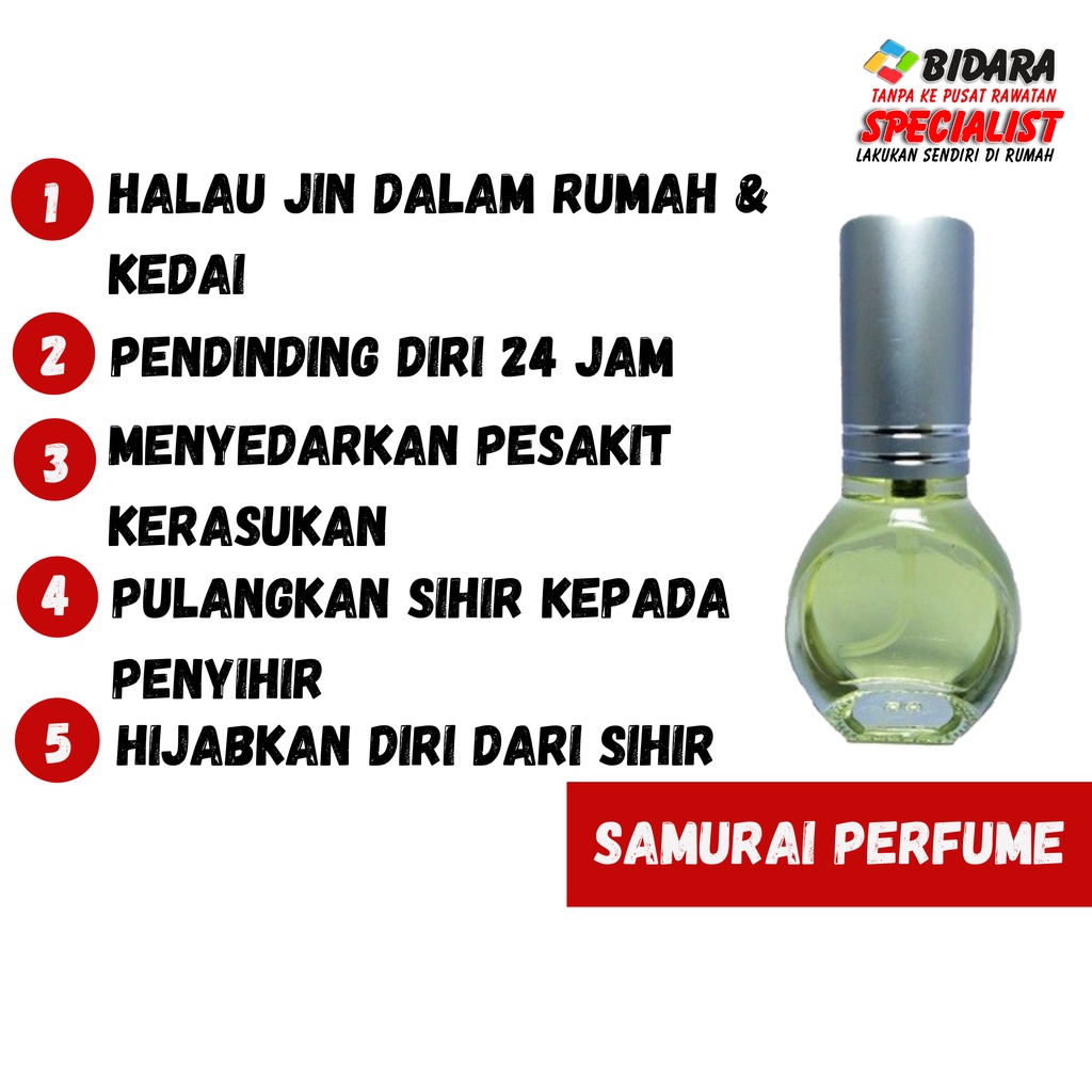 Samurai Perfume Aromatherapy | Shopee Malaysia