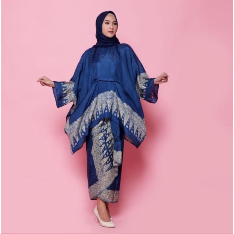 Aluna Tunic SONGKET OCEAN | Songket OCEAN Empty Velvet SET | Songket ...