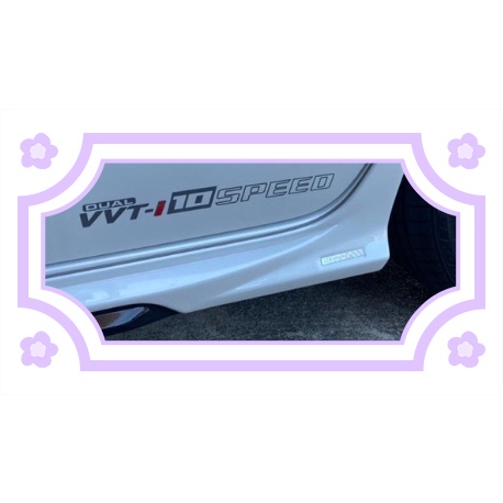 Toyota Vios, Yaris, Vios GR - side door decal/sticker Ready Stock ...