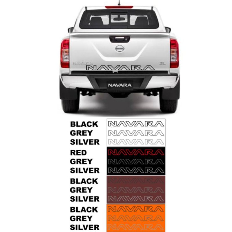 Nissan NAVARA Tailgate Sticker Design | Shopee Malaysia