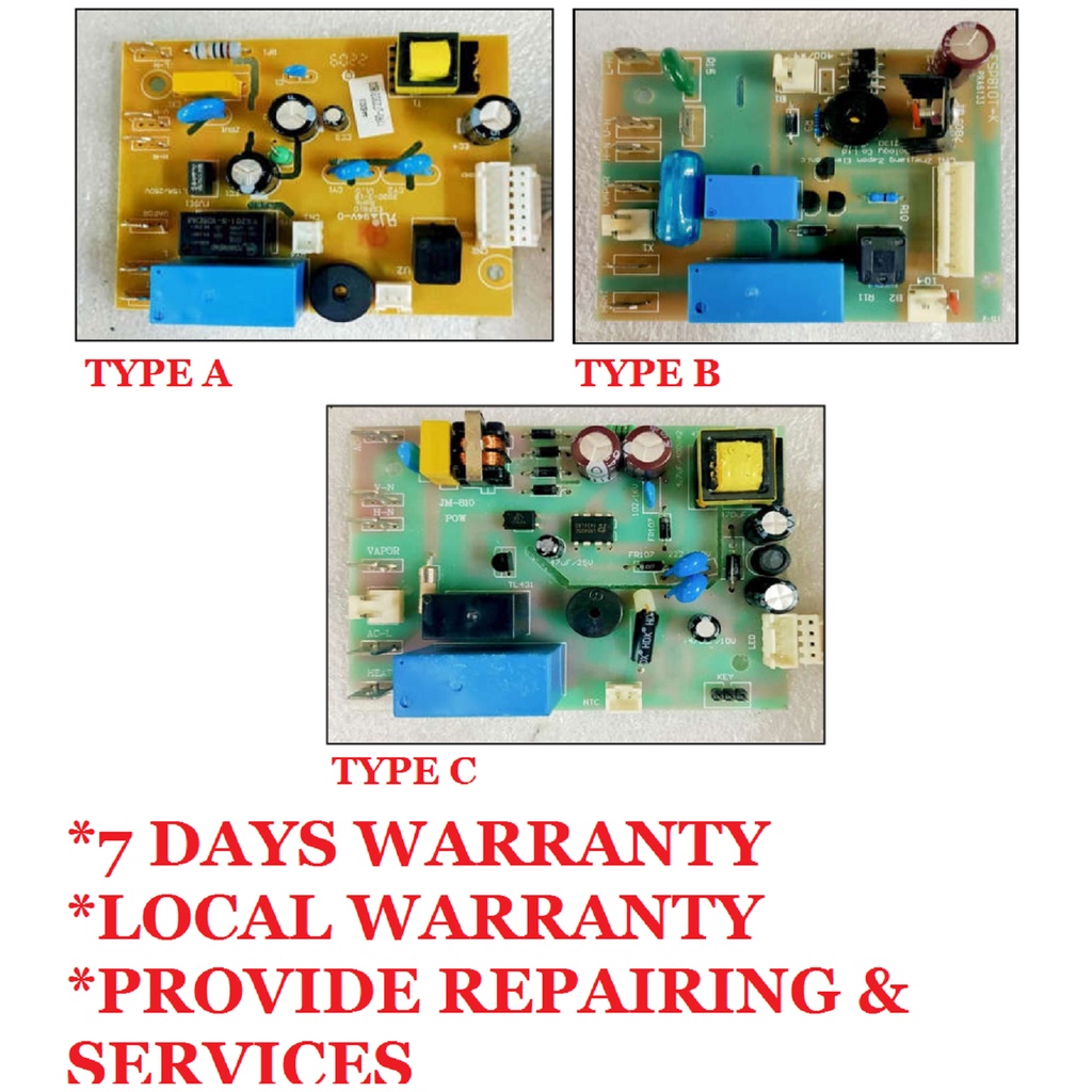 SINGER ESP26 Steam Press Iron PC BOARD PCB KONWA OKURMA GARMENT Tekap ...