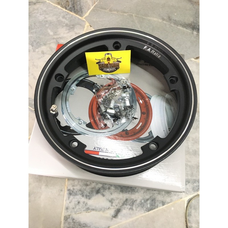 Vespa Classic FA Italia Sport Rim Tubeless Pair black | Shopee Malaysia