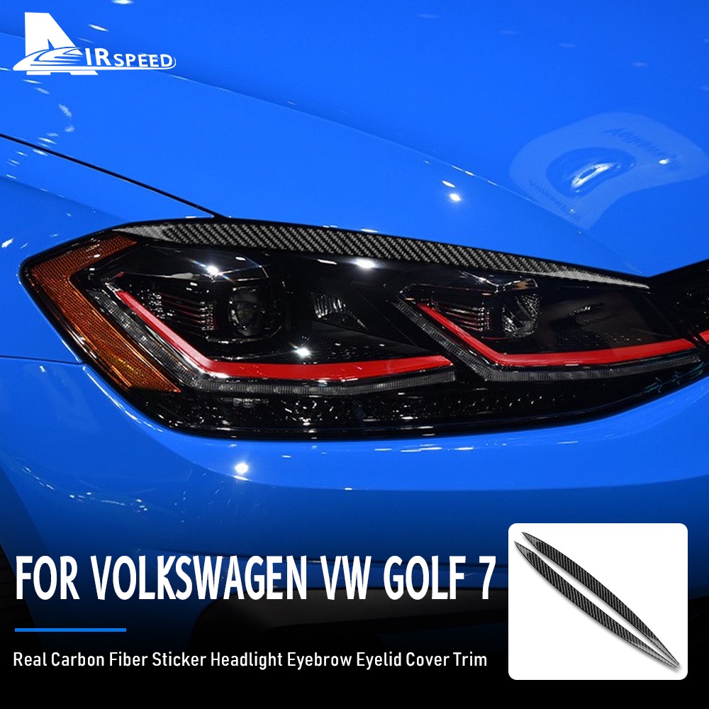 Carbon Fiber for Volkswagen VW Golf 7 MK7 GTI 2013-2017 Car Headlamp ...
