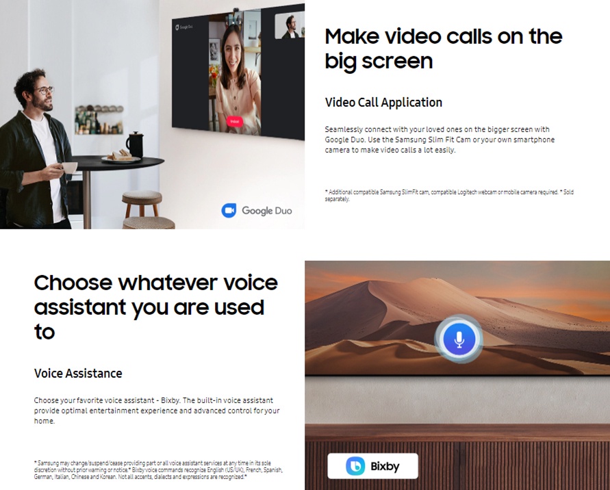 Samsung BU8000 4K UHD Smart TV 85'' / Dynamic Crystal Colour / AirSlim ...