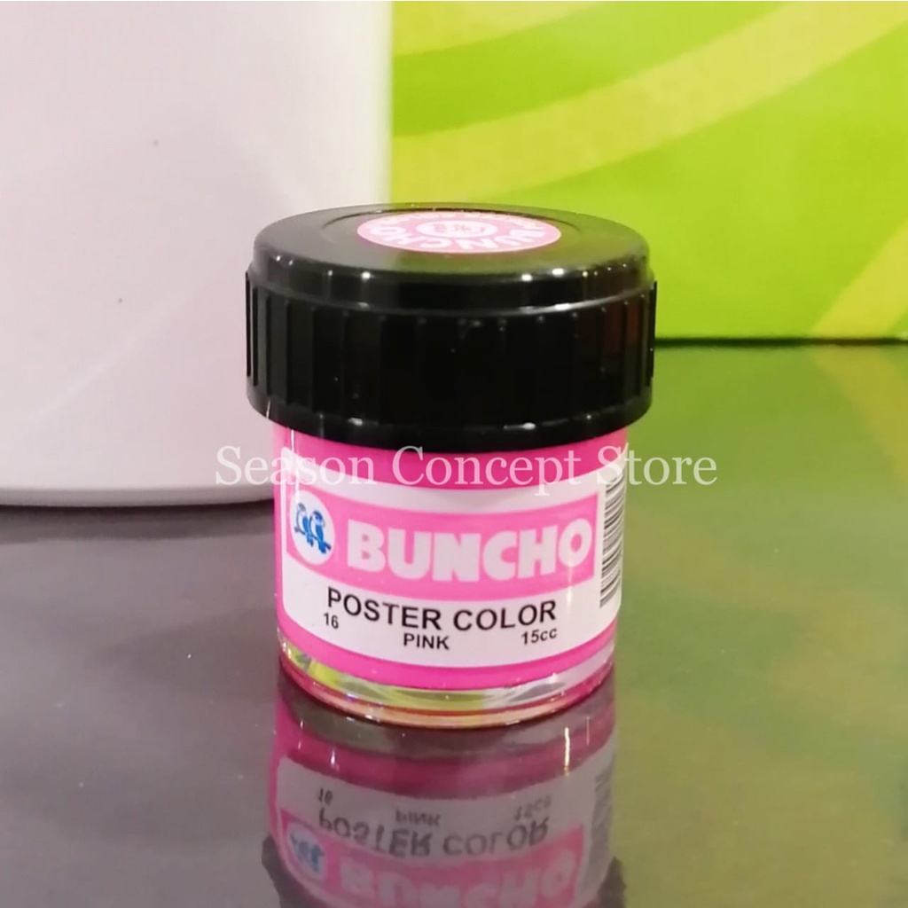 [Original] BUNCHO Poster Color 15cc Single Colour Black, White, Sky ...