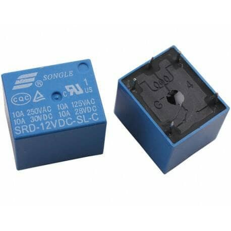 Relay Power 5pin 5v 12v 24 10A Songle SRD-12VDC-SL-C SRD-05VDC-SL-C SRD ...