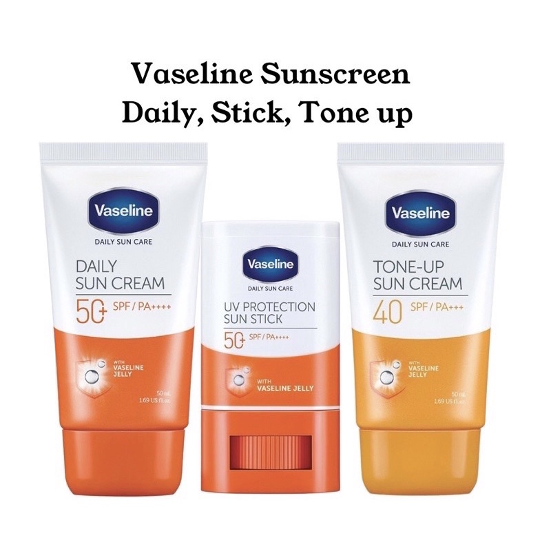 Vaseline Daily Sun Care Sunscreen, Daily Sun Cream SPF 50, Protect ...