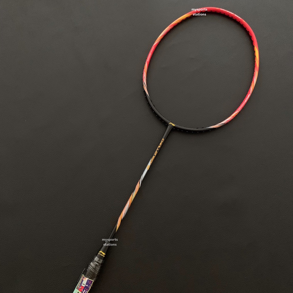 LI-NING Challenger 42 Boost 4UG6 (For Smash) Black-Red Badminton Racket ...
