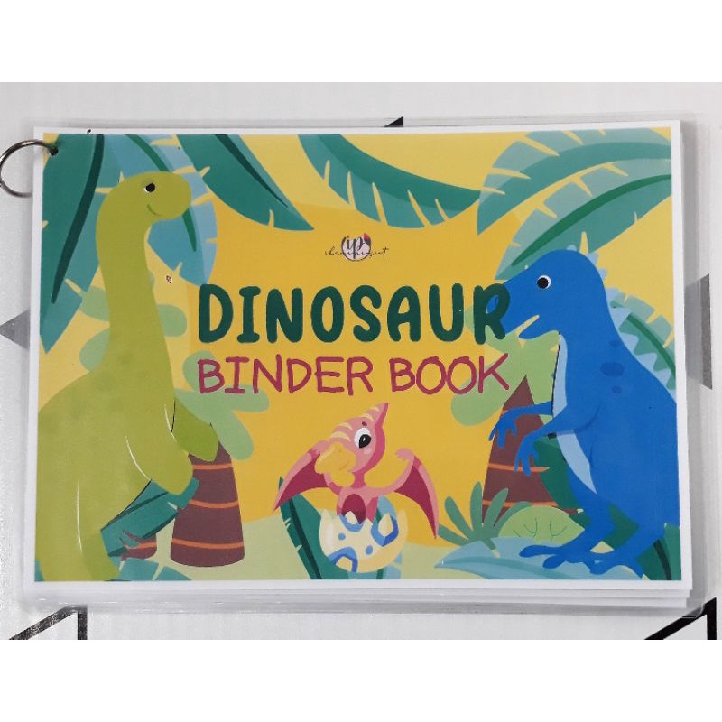 DINOSAUR binder book, busy book, quiet book, early learning book ...